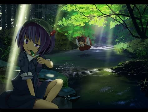 Hakurei Reimu And Kawashiro Nitori Touhou Drawn By Hidebo Danbooru