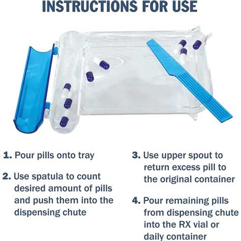 Pill Counting Tray With Spatula — Mountainside Medical