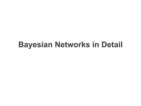 Bayesian Networks In Ai Pdf