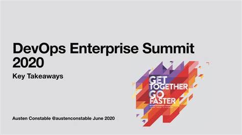 devops enterprise summit 2020 key takeaways ppt