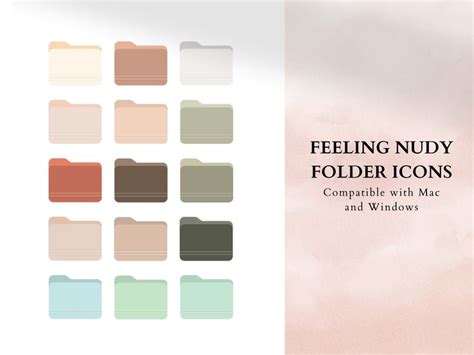 Feeling Nudy Desert Macbook Folder Icons Cute Folders Desktop Folders Digital Downloads