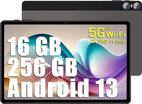 SEBBE Tablette 11 Pouces Android 13 Écran 2K Tablette Tactiles 16 Go