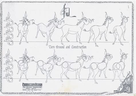 The Fearless Four Die Furchtlosen Vier Model Sheets Traditional