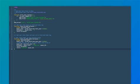 Add User Role As Body Class With Wordpress Functions Wp Helper