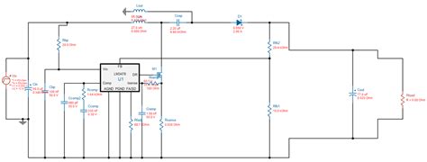 Webench® Toolstps55340 Output Schematic Shows Lm3478 Simulation Hardware And System Design