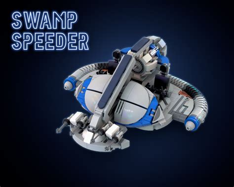 Lego Moc Swamp Speeder By Grababeerandbuildlego Rebrickable
