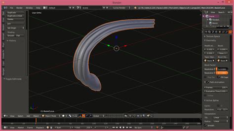 Transforms Why Does A Bezier Curve Twist When Rotated Blender