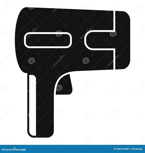 Electronic Speed Radar Icon Simple Vector Anti Police Road Stock