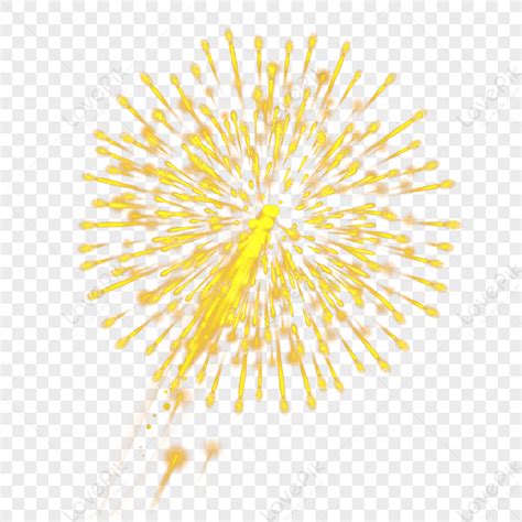 Golden Yellow Cool Explosion Special Effects Light Effect Cartoon Png Picture And Clipart Image