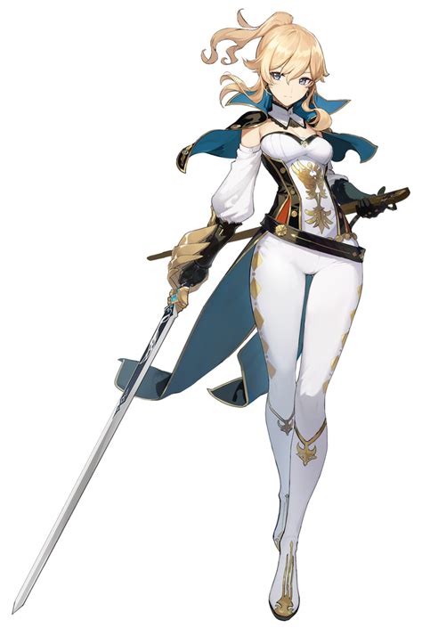 Jean Genshin Impact Character Render By Deg5270 On Deviantart