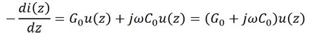 《微波原理与技术》学习笔记2传输线理论 传输线方程的推导与求解 Csdn博客
