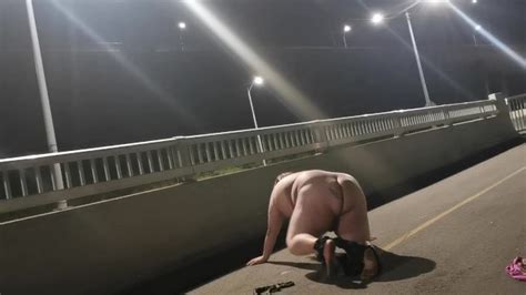 Chub Tranny Strips Naked In Public And Masturbates Pornhub