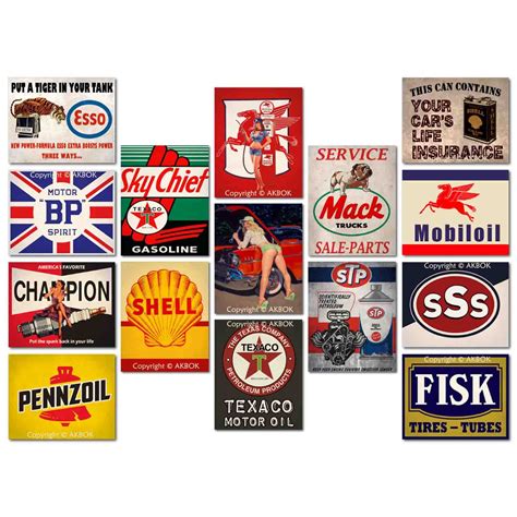 Mua Vintage Auto Motorcycle Oil Gasoline Posters Retro Garage Gas Oil
