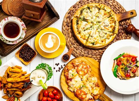 Diverse Menu Basil Pesto Mushroom Pizza Tomato Corn And Mushroom