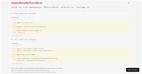 Docco Docco React Codesandbox
