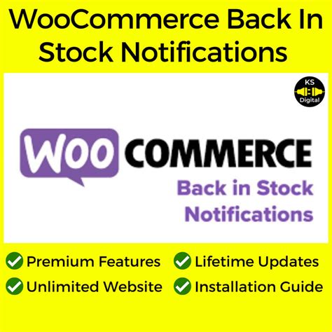 [latest] Woocommerce Back In Stock Notifications Wordpress Plugin Free Updates Premium