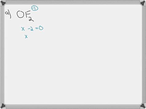 SOLVED Determine The Oxidation Number Of The Boldface Element In