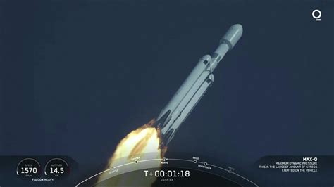 Spacexs Powerful Falcon Heavy Rocket Launched From Kennedy Space