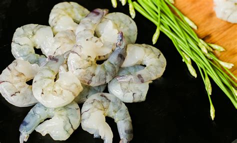 Raw Peeled And Deveined Tail Off Black Tiger Shrimp Pnd Bt Meksea