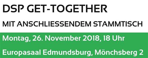 26 11 DSP Get together mit anschließendem Stammtisch Paris Lodron