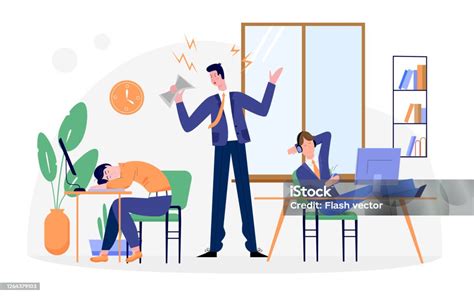게으른 비즈니스 사람들 벡터 일러스트 만화 플랫 사업가 캐릭터 는 일상적인 사무실 작업에서 피곤 흰색에 고립 된 책상에서 자고