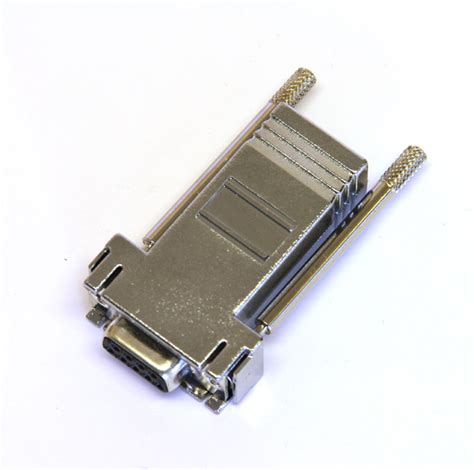 9 way d to shielded rj45 adaptor female da9 smj8 m k component buddy