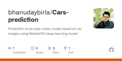 GitHub Bhanudaybirla Cars Prediction Prediction Of Car Year Make Model Based On Car Images