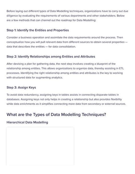 Understanding Data Modelling Techniques A Comprepdf