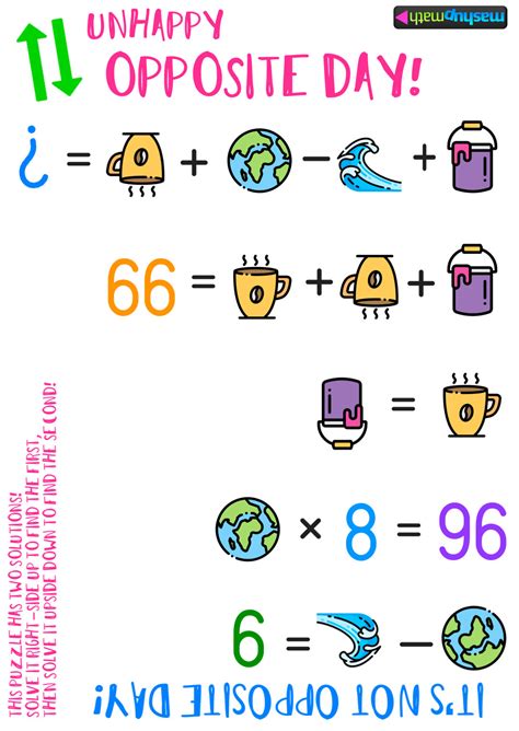 Opposites Math