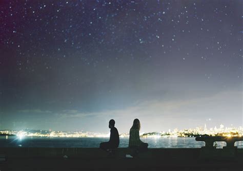 Wallpaper Lights City Night Water Sky Stars Skyline Evening