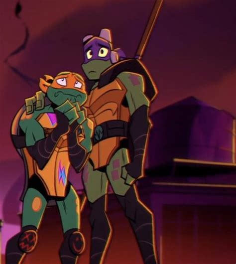 Cute Donnie And Mikey Tmnt Artwork Ninja Turtles Artwork Tmnt Turtles Teenage Mutant Ninja