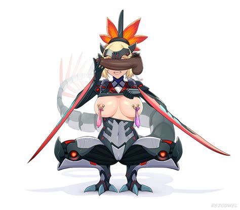 Dinomorphia Kentregina Yu Gi Oh Drawn By Rezodwel Danbooru