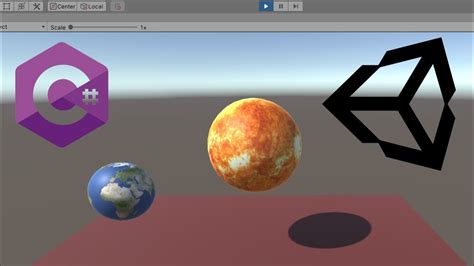 Unity Beginner Tutorial Earth Orbiting Around Sun Plus Navigating