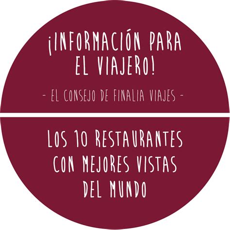 Los 10 Restaurantes Con Mejores Vistas Del Mundo