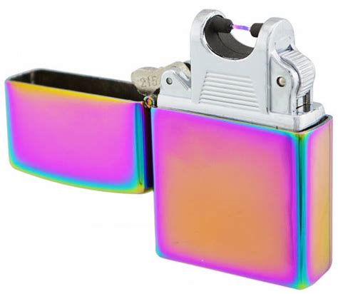 Зажигалка дуговая электроимпульсная в стиле Zippo microUSB Jinlun 215 ...