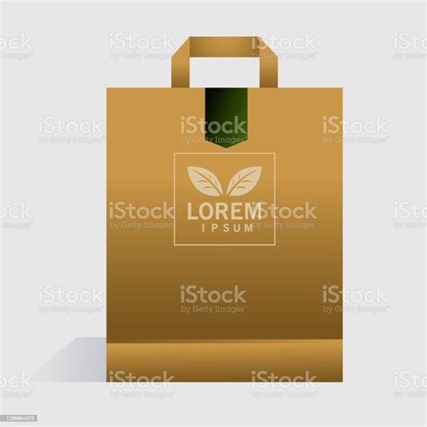 쇼핑 백 흰색 배경에 기업 Id 템플릿 0명에 대한 스톡 벡터 아트 및 기타 이미지 0명 A4 용지 가리기 Istock