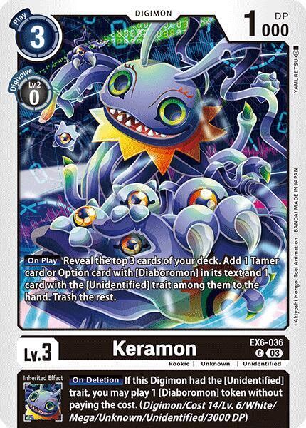 Keramon Infernal Ascension Digimon Card Game