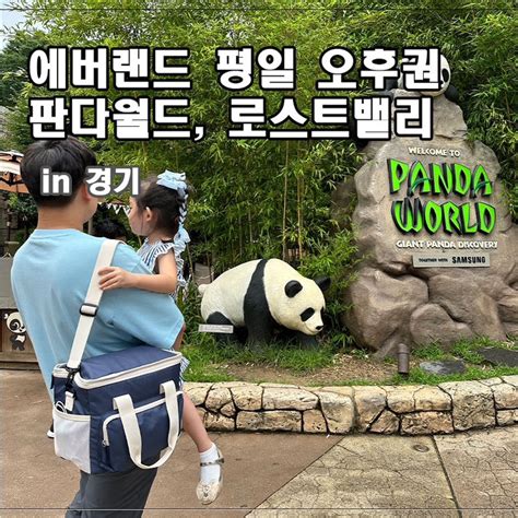 용인 에버랜드 평일 오후권으로 아기랑 판다월드 로스트밸리 그리고 마감까지 즐기기 네이버 블로그