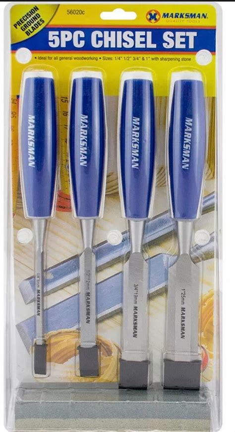 Marksman 4 Chisel Set With Sharpening Stone Mayors Sports And Menswear