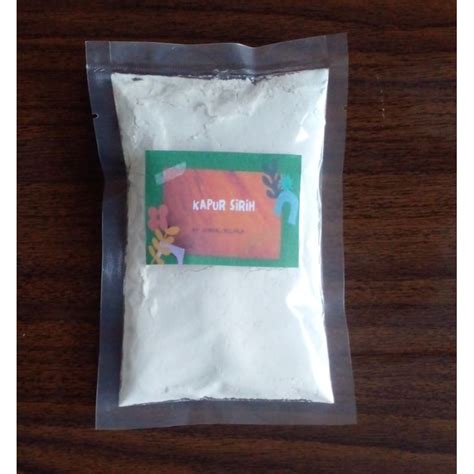 Jual Kapur Sirih Food Grade 100 Gram Untuk Campuran Makanan Kapur