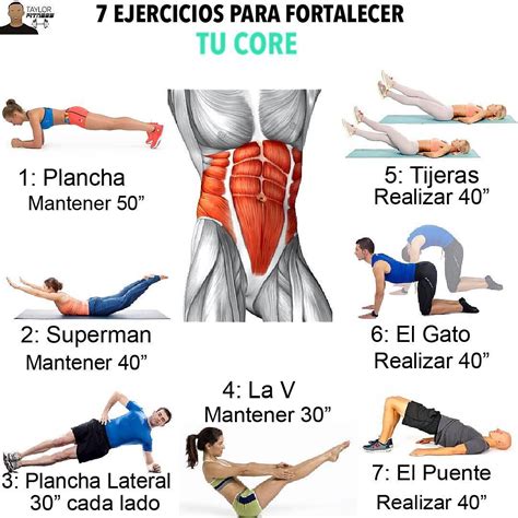 7 EJERCICIOS PARA FORTALECER TU CORE Cuando Se Habla Del Core La