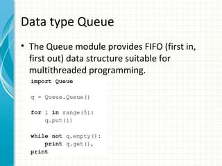 Python Advanced The Python Std Lib By Example Data Structures Ppt