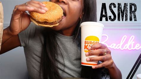 Asmr Burger King Impossible Whopper Mukbang Eating Sounds No