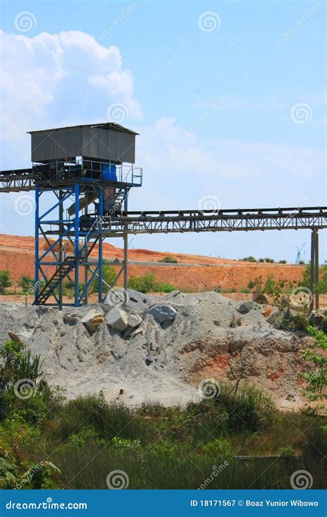 Mining Conveyors Stock Image Image Of Agriculture Link 18171567