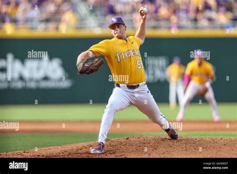 Baton Rouge La Usa 19th Apr 2025 Lsu Starting Pitcher Conner Ware