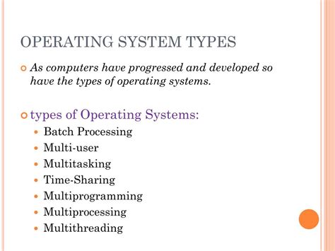 PPT Operating System PowerPoint Presentation Free Download ID
