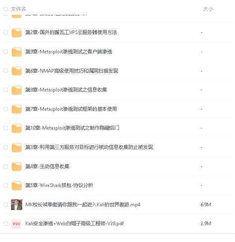 Kali安全渗透web白帽子高级工程师黑客攻防 Csdn社区