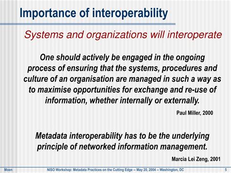 ppt metadata interaction integration and interoperability