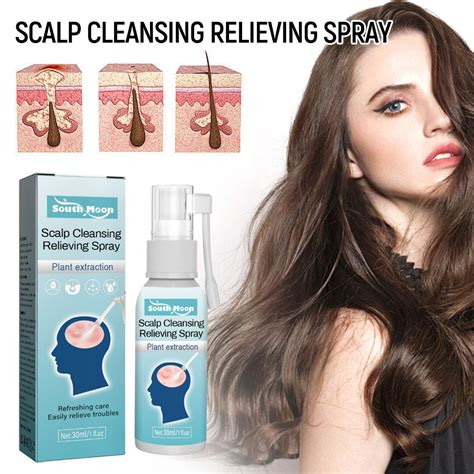 Scalp Cleansing Relieving Spray Deep Skin Care Scalp Reduce Scalp