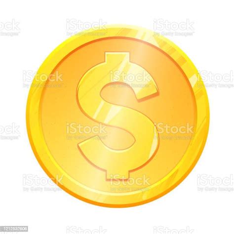 흰색 배경에 황금 달러 동전 기호입니다 금융 투자 개념 교환 유럽 및 미국 통화 머니 뱅킹 그림 사업 소득 금융 간판 주식 시장 0명에 대한 스톡 벡터 아트 및 기타 이미지